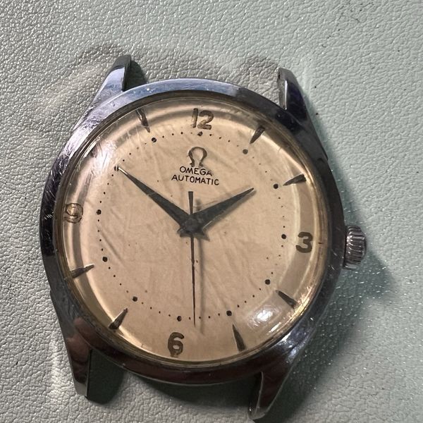 Vintage Omega Bumper Automatic Stainless Steel Men's Watch Case-33 MM ...