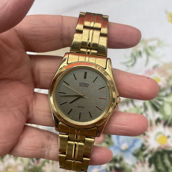 Citizen Eco Drive Wr50 Mens Watch E030-S78674 For Repair And Parts ...