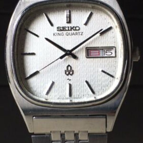 Vintage SEIKO Quartz Watch/ KING QUARTZ 5856-5020 SS 1978 Original Band ...