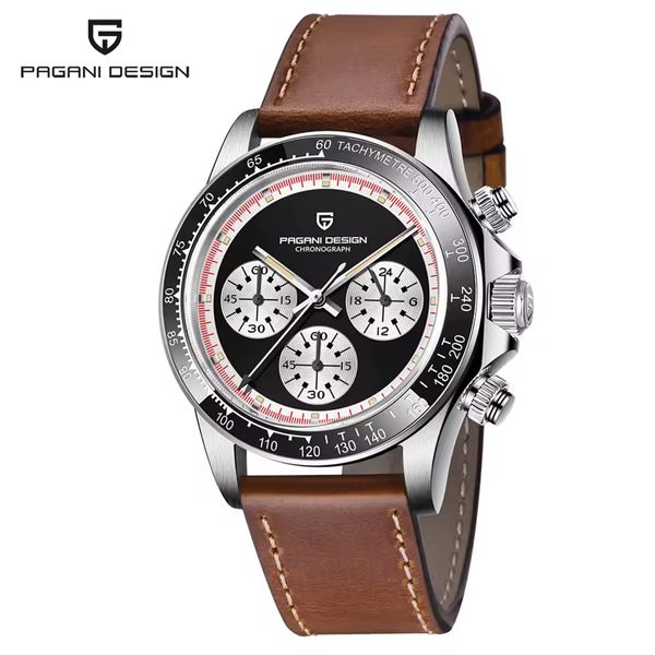 Pagani Design 1676 40mm Chronograph Tachymeter 24 Hour Time Sapphire ...
