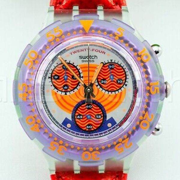 Swatch Aquachrono 1993 - SBG100 - Red Harbour - Nuovo | WatchCharts Marketplace