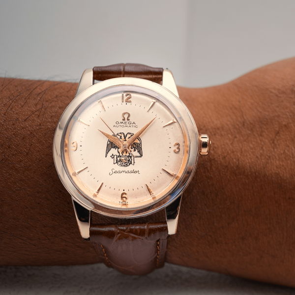 FS: Omega 1954 Seamaster Masonic Double Eagle Vintage Watch (SERVICED ...