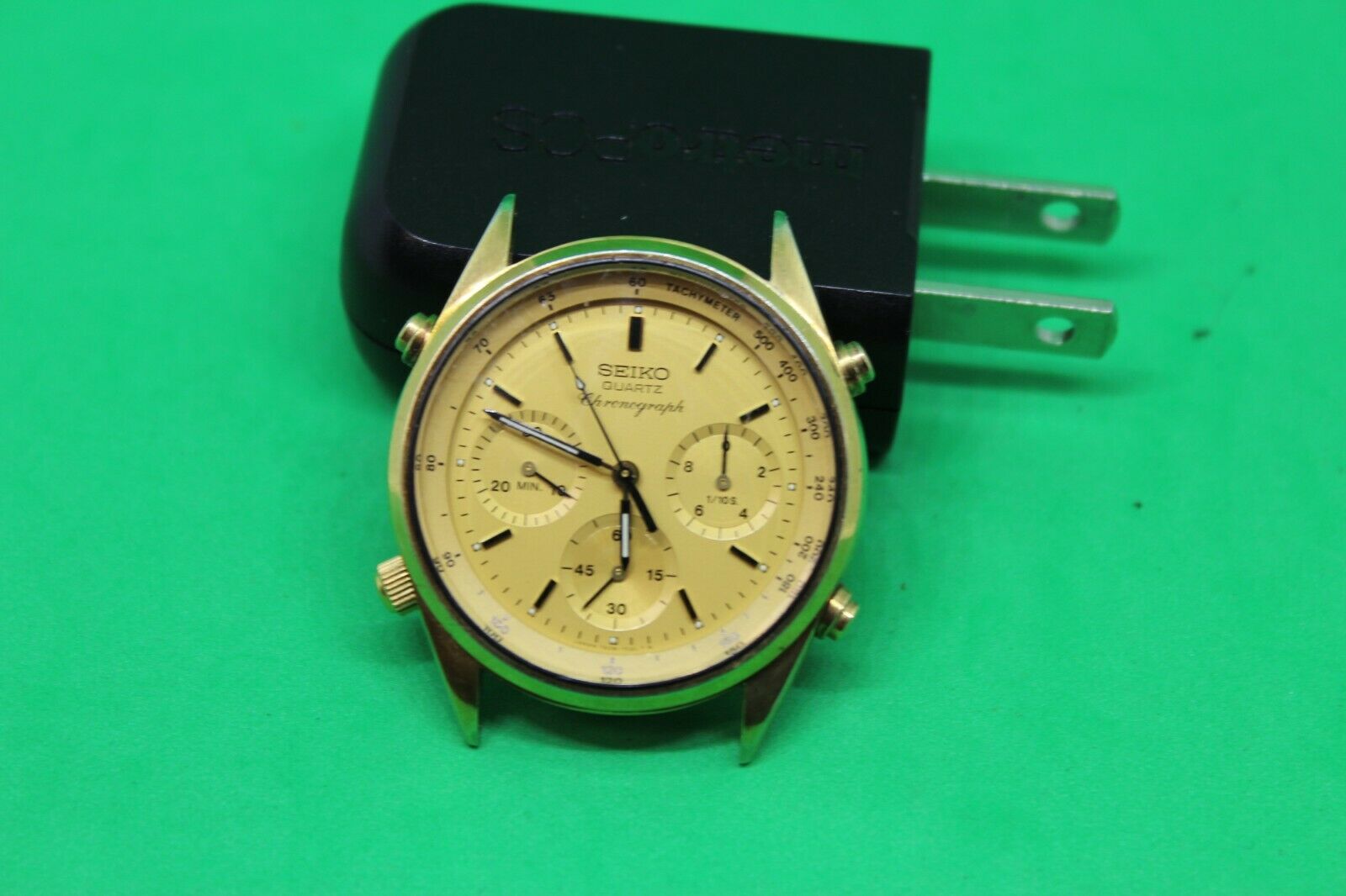 VINTAGE SEIKO CHRONOGRAPH QUARTZ GOLD WATCH 7A28-7029 MADE IN JAPAN | WatchCharts