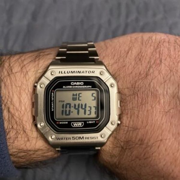 Casio Men's W-218H 3224 Classic Digital Display Quartz Stainless Watch ...