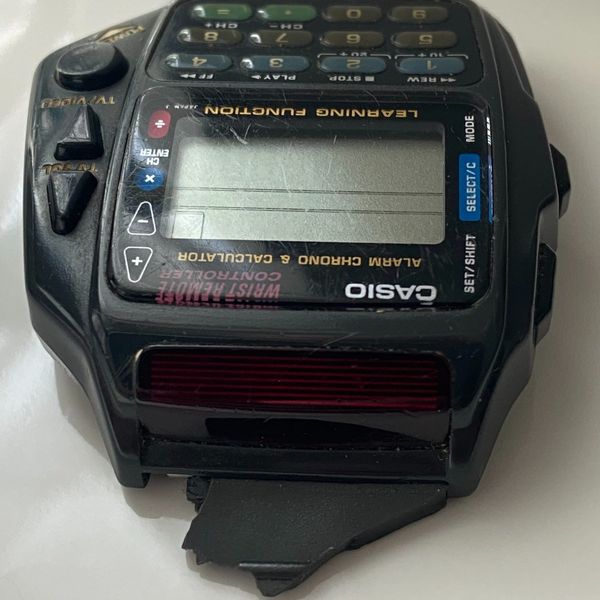 Rare 1992 CASIO CMD-40 watch. Remote controller + TV + Calculator ...