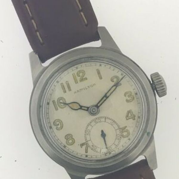 Hamilton Military 987A Original Dial Hands 1917-H Screwback Ordinance ...