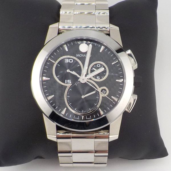 MOVADO VIZIO MEN'S STAINLESS STEEL SWISS CHRONOGRAPH WATCH 0606551 ...