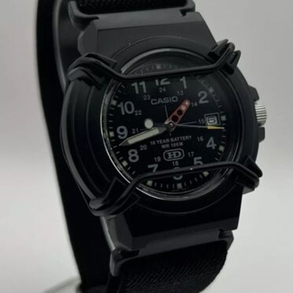 Casio HD Analog Men's Watch - HDA-600 - 10 Year Battery - Elastic Nylon ...