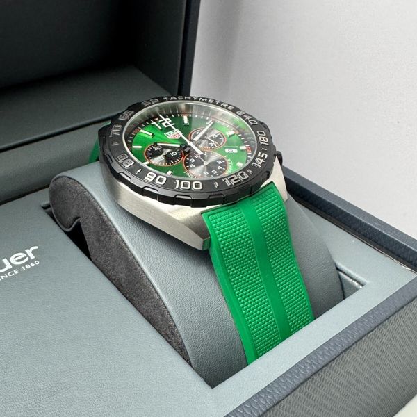 TAG Heuer Formula 1 Green Chrono Dial Men's Watch CAZ101AP.FT8056 ...