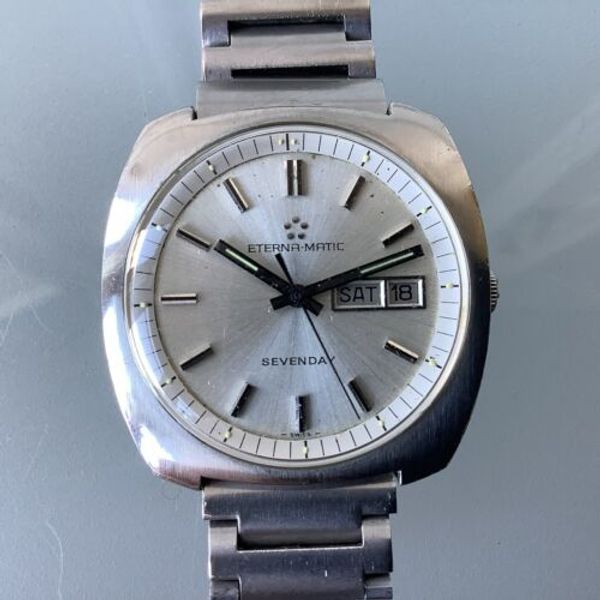 Eterna Matic Sevenday Automatic Watch K1543 Movement | WatchCharts ...