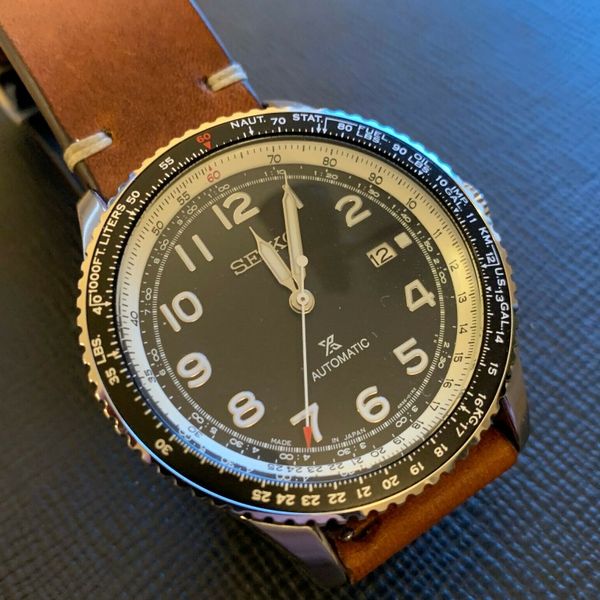 Seiko Prospex Mens Aviator Pilots Watch Unworn Seiko Navitimer ...
