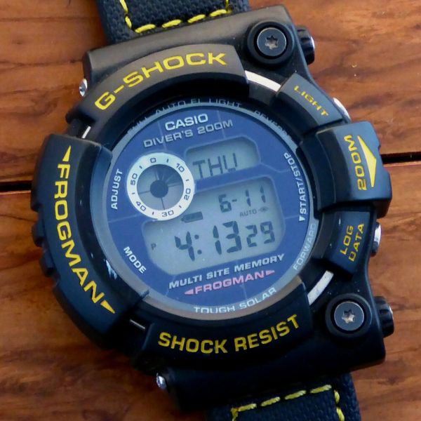 CASIO G-SHOCK TITANIUM SOLAR FROGMAN GW-200 / EXTREMELY RARE / MODULE ...