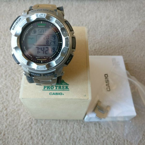Casio Protrek Radio Controlled Solar Digital Watch PRW-2500T | WatchCharts