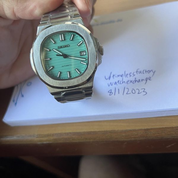 [WTS] Seiko Mod “Seikonaut Tiffany blue edition”. | WatchCharts