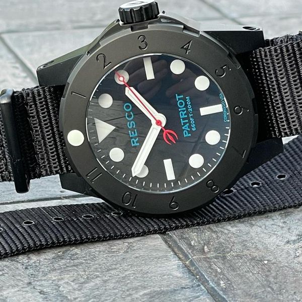 Resco Patriot Gen 1 Black PVD RWB Full Kit mint Automatic | WatchCharts ...