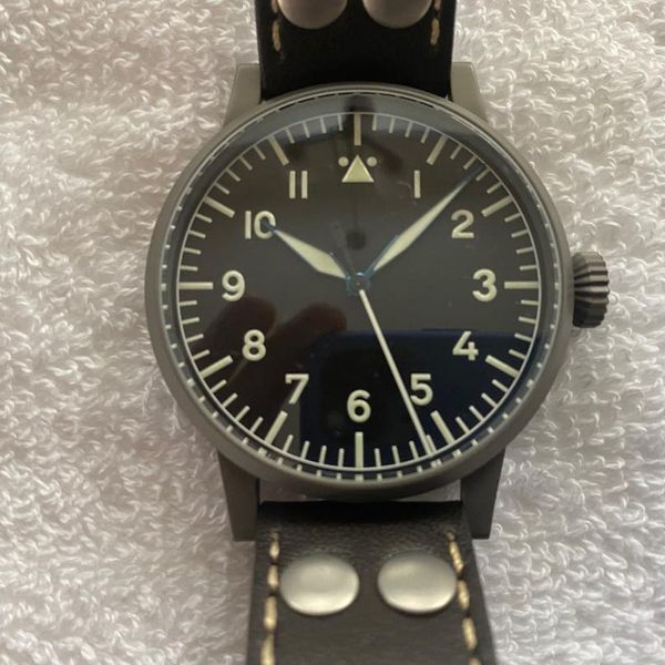 LACO MEMMINGEN Pilot watch Type A Hand Winding 42mm 861746 - Mint ...