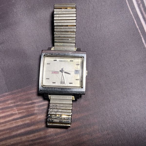 Rare Vintage Seiko 5 Automatic Mens Watch 21 Jewels 6119 5000 ...