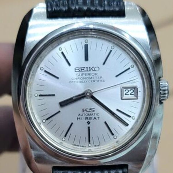 VINTAGE SEIKO KS SUPERIOR CHRONOMETER 5625 HI BEAT AUTOMATIC 25J SS MEN WATCH | WatchCharts ...
