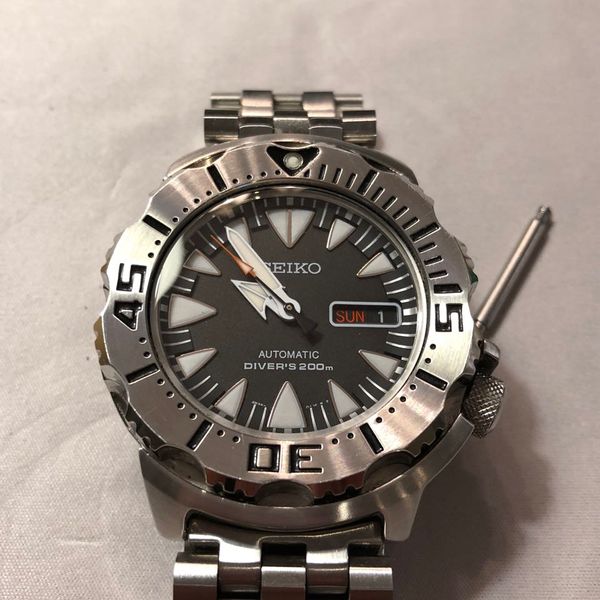 Seiko SRP307K Black Monster 2nd Gen | WatchCharts Marketplace