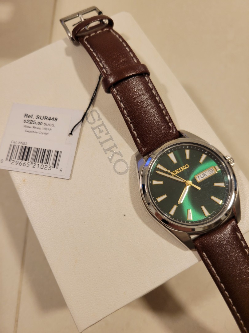 Seiko SUR449 Neo Classic Quartz watch | WatchCharts Marketplace
