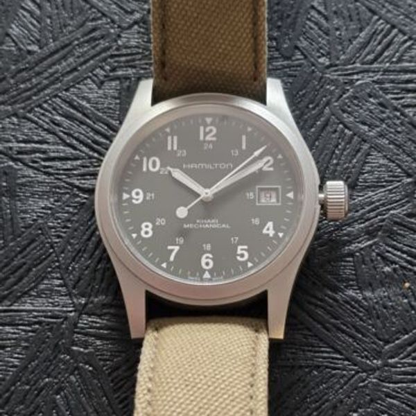 Hamilton Khaki Field Green Men's Watch - H694190 | WatchCharts Marketplace