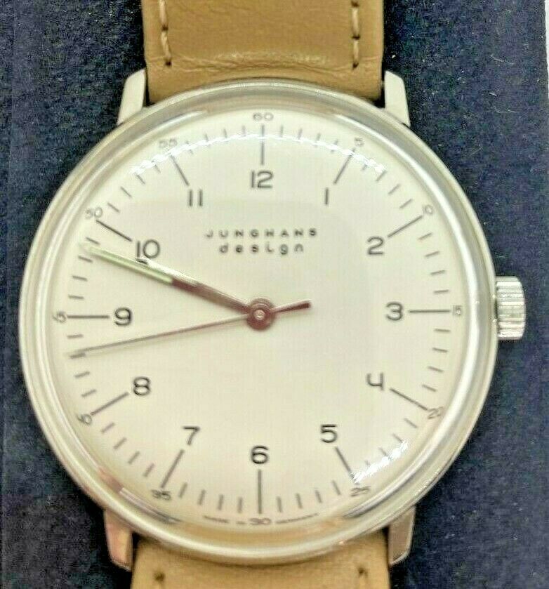 Junghans MAX Bill Hand-winding 34mm Analog 027/3701.00 | WatchCharts ...