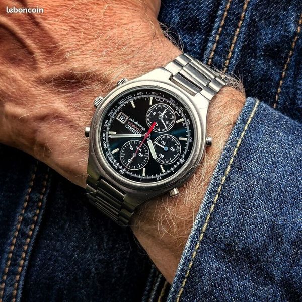 Seiko titanium chronograph vintage | WatchCharts Marketplace