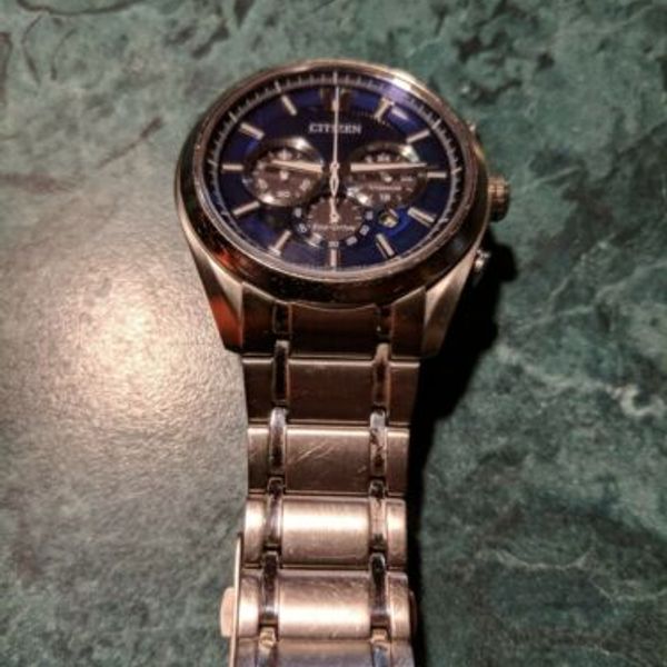 mens citizen ecodrive titanium chronograph watch B620-S088071 ...