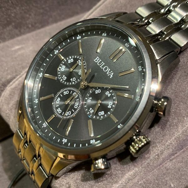 2023 Bulova Grey Mens Classic Chronograph Watch 98A217 - 42mm - Mint ...