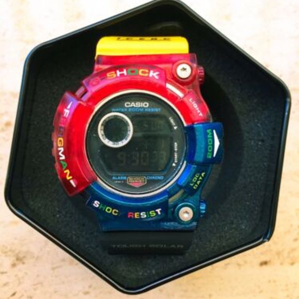 Casio G-Shock Frogman DW-8200 CUSTOM Rainbow Darkmode Frog ...