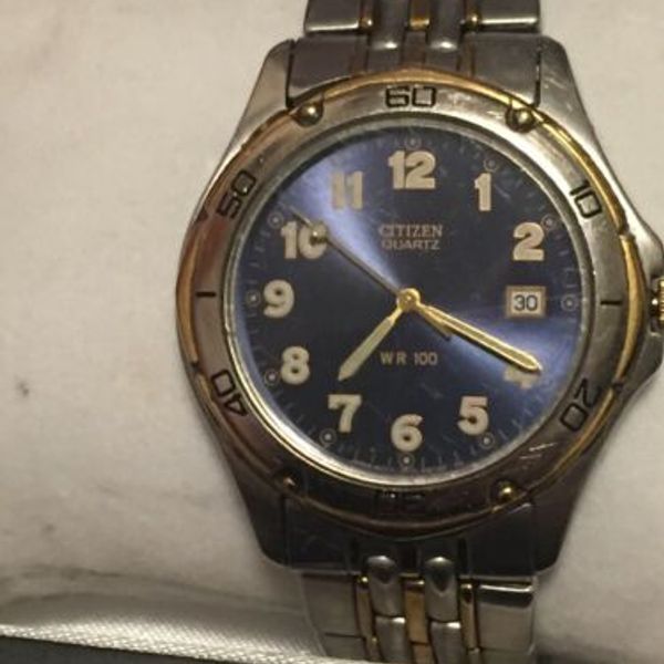 Vintage Mens Citizen Watch 2510-S72692. Working With New Battery ...