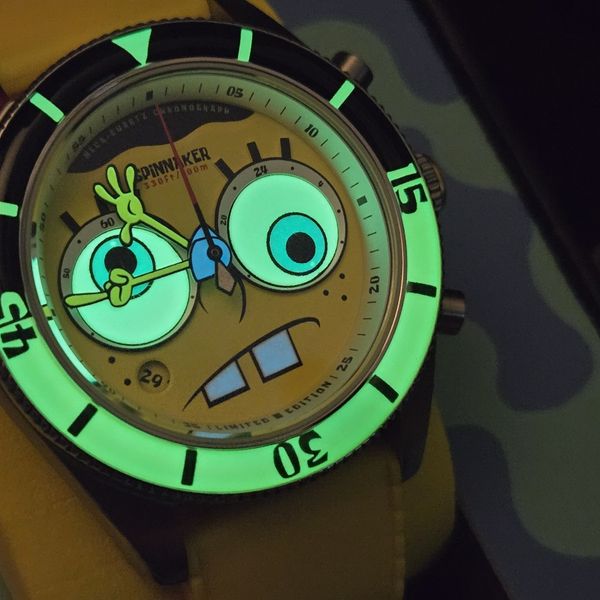 Spinnaker Spongebob Squarepants Fleuss Chronograph Eye Spy Yellow ...