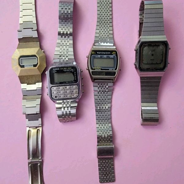 Vintage Casio CA-851 Calculator, Fairchild, Citizen, Micronta Watches ...