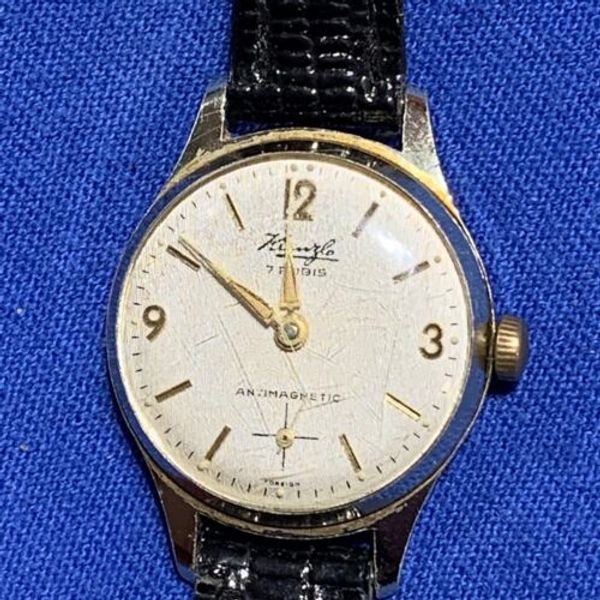 Vintage Germany Antimagnetic Kienzle “7 Rubis” Wind-Up Wrist Watch C ...