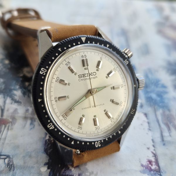 [WTS] 1964 Seiko First Chronograph Monopusher “Tokyo Games ...