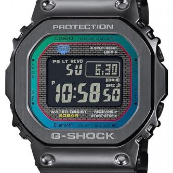 Casio G-SHOCK GMW-B5000BPC-1JF Rainbow x Black Bluetooth Men New in Box ...