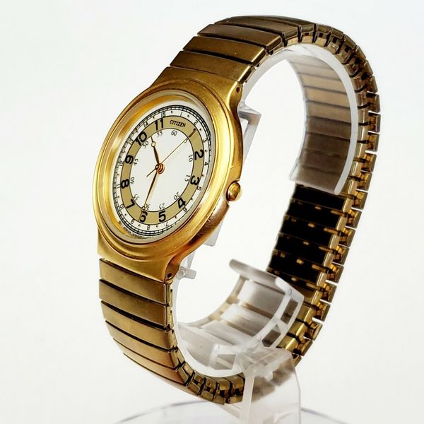 RARE,UNIQUE Men's Vintage 1988 Gold Plated Watch CITIZEN 6031-S07734 ...