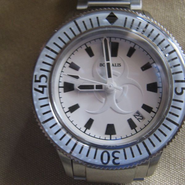 FOR SALE , HARD TO FIND BOREALIS BIOHAZARD WATCH | WatchCharts Marketplace