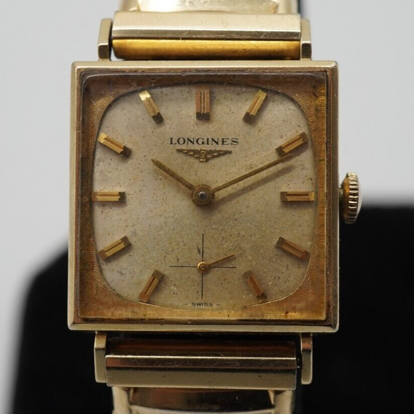 Vintage Longines 370 17 Jewel 10k Gold Filled Mechanical Watch-Running ...