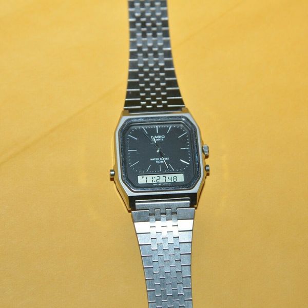 Casio Digital Analog Dual Time Watch AQ-351W Module 305 | WatchCharts
