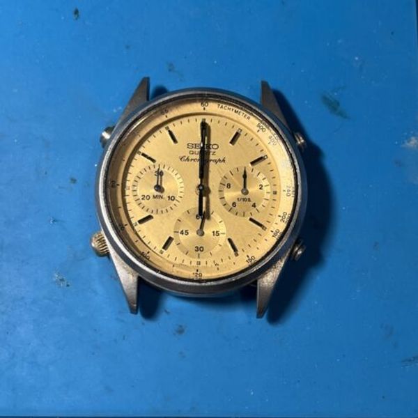 Vintage Seiko 7A28-7029 Quartz Chrono James Bond â View To A Killâ Watch - Parts! | WatchCharts ...
