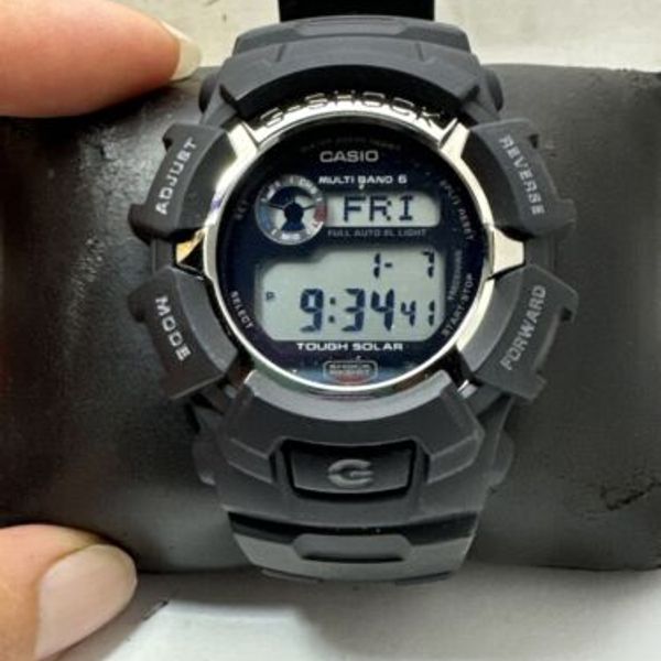 CASIO G-SHOCK GW2310-1 Tough Solar Digital Black Round Dial Black Resin ...