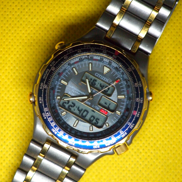 Rare Citizen Titanium C162 Pilot FLIGHT COMPUTER COUNTER AIR FORCE ...