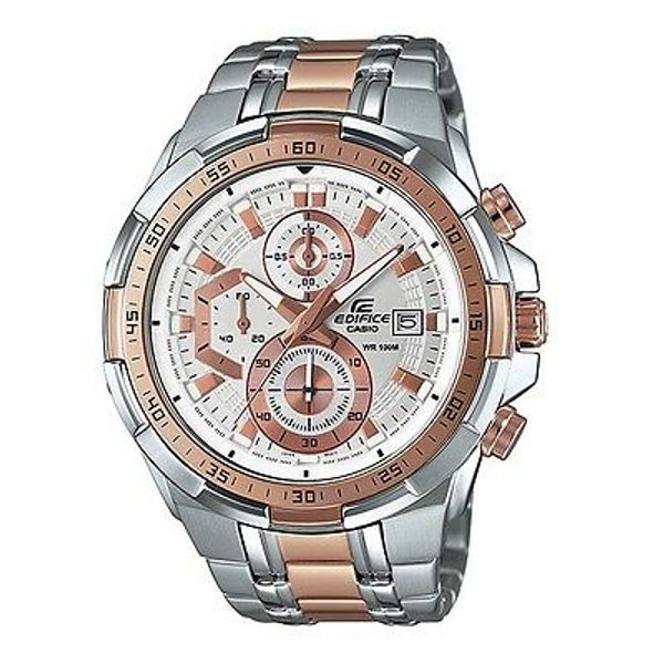 EFR-539SG-7A5 Casio Edifice Rose Gold Stainless Steel Men's Casual ...