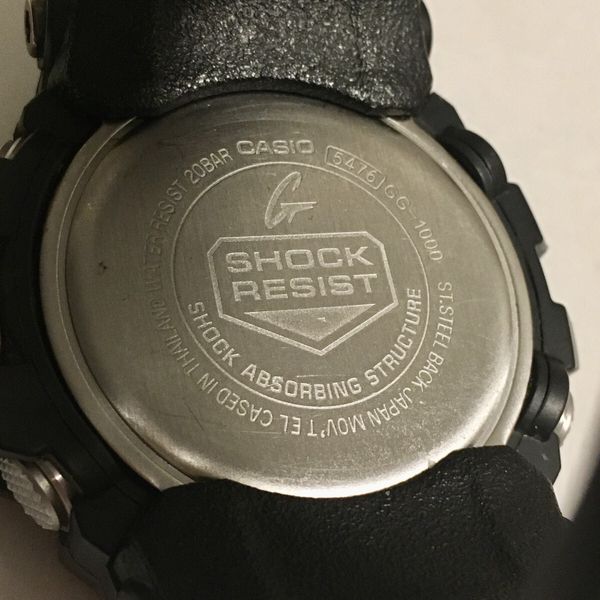 Casio G-Shock Mud Master GG-1000 Men's Twin Sensor World Time Watch ...