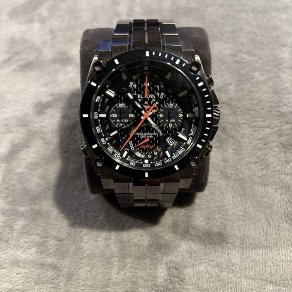 BULOVA PRECISIONIST CHRONOGRAPH MENâ S WATCH 98B343 | WatchCharts ...