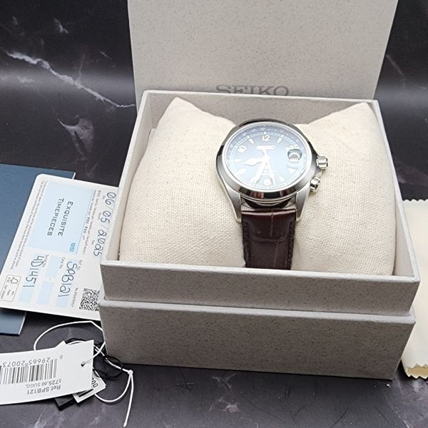 SEIKO PROSPEX SPB121 ALPINIST GREEN DIAL W LEATHER STRAP AUTOMATIC ...