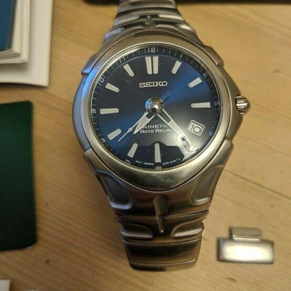 Seiko Kinetic Auto Relay 5J22-0C80 SEIKO REF: SMA125P1 40mm Case | WatchCharts Marketplace