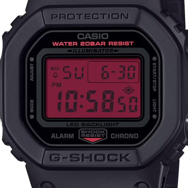 CASIO G-SHOCK DW-5600BBR-1JF BLACK BOLD RED Square 2025 New ...