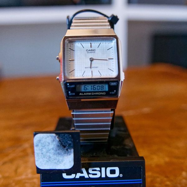 Casio analogue digital watch AQ800E-7A | WatchCharts Marketplace